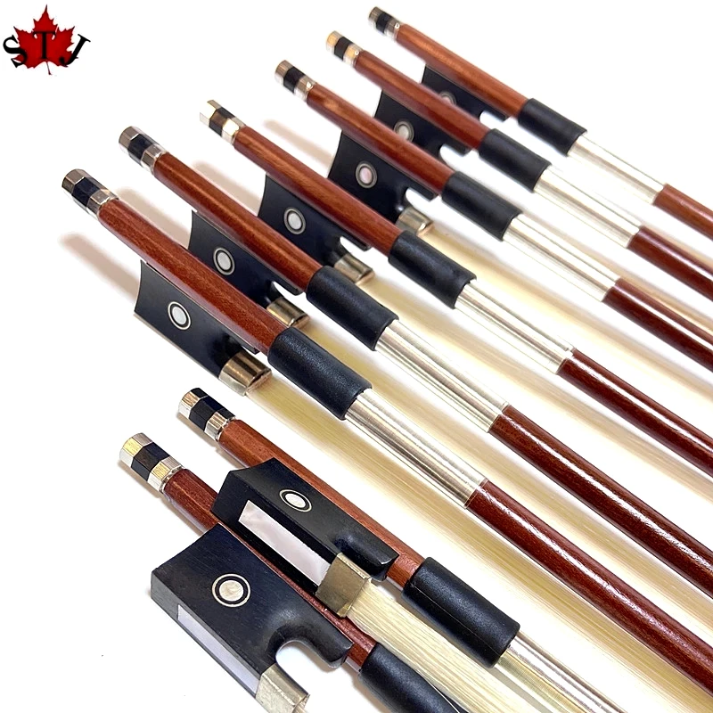 Ebony Nickel Frog Bow Violin | Violin Bow Carbon Fiber Frog - 10pcs ...