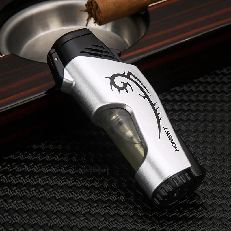 Liquid-visual-Compact-Butane-Jet-Lighter-Gas-Torch-Turbo-Lighter ...
