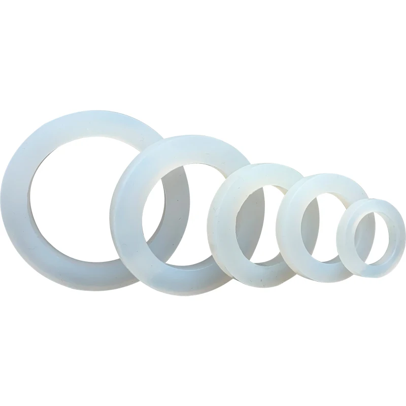 DN15/20/25/32 100 1/2" 3/4" 1" 2" 4" Silcone Rubber Sealing Gaskets For ...