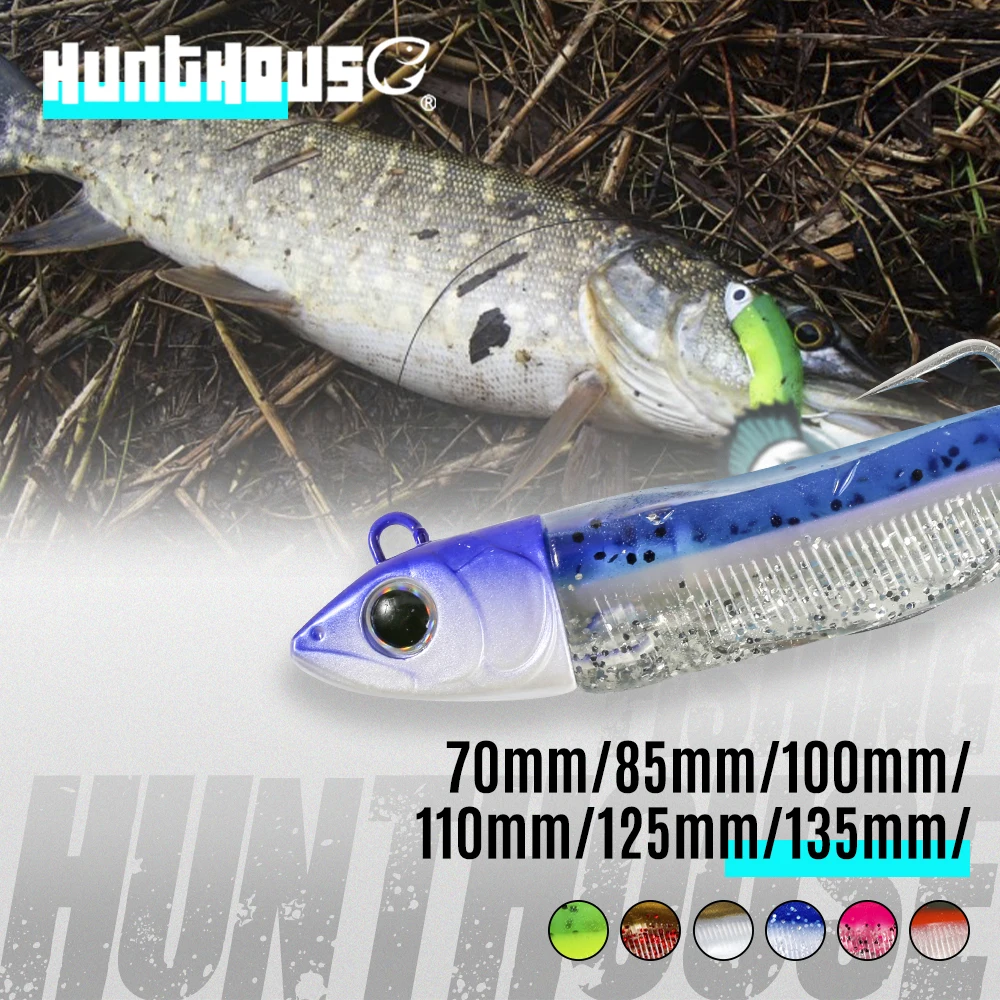 Black Minnow Soft Fishing Lures | Hunt House Black Minnow | Black ...
