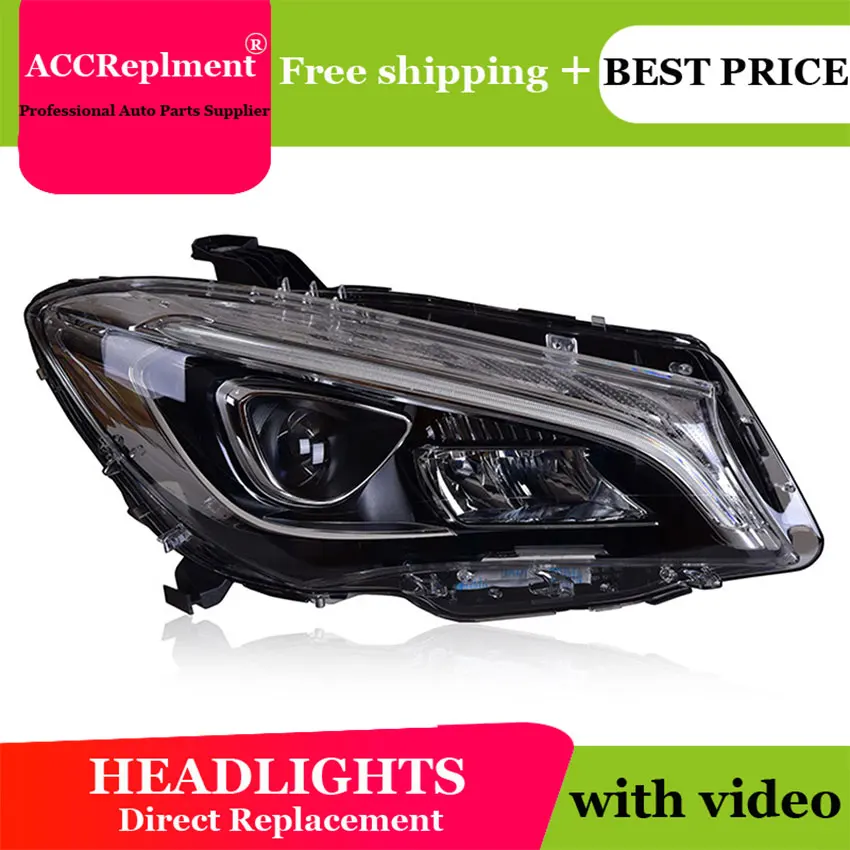 AUTO.PRO headlights for Benz CLA 2014-2019 car styling bi xenon lens ...