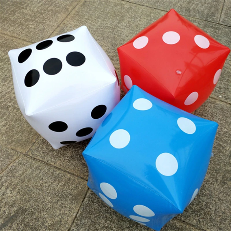 1 pcs 30cm Big Educational Inflatable PVC Dice For Party Game Childrens ...
