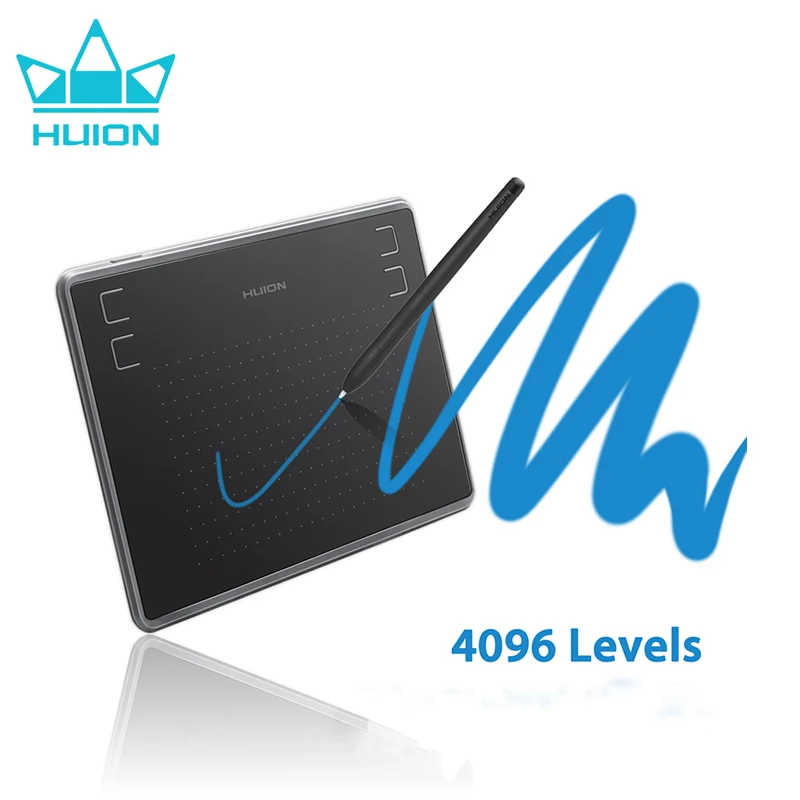 Huion H430p 4x3 Inch Ultralight Digital Pen Tablet Graphics Drawing ...