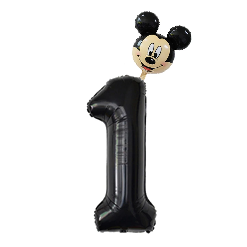 Red Mickey Mouse Number 1