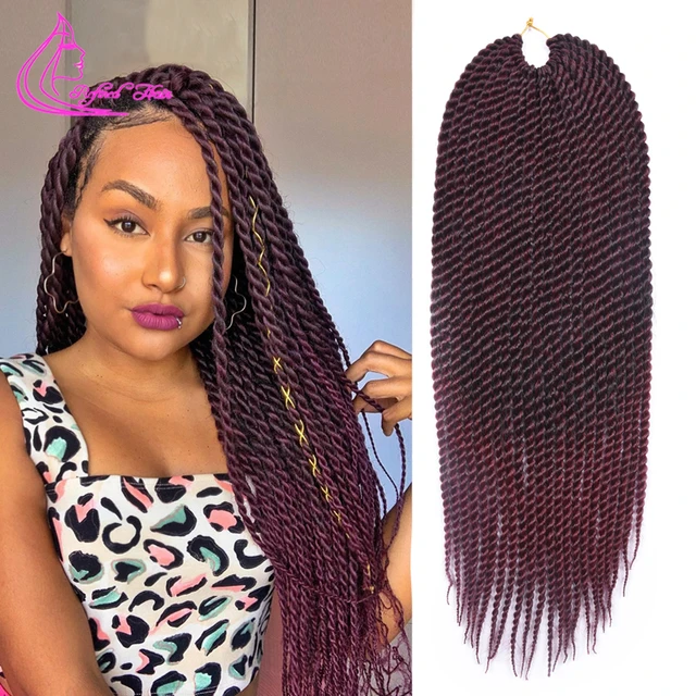 Red Twist Braids