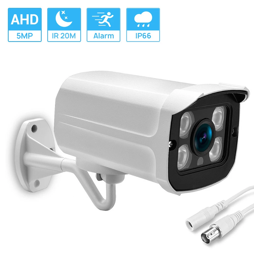 AHD CCTV Camera 5MP 1080P 720P Optioanl High Resolution 4 Array LED ...