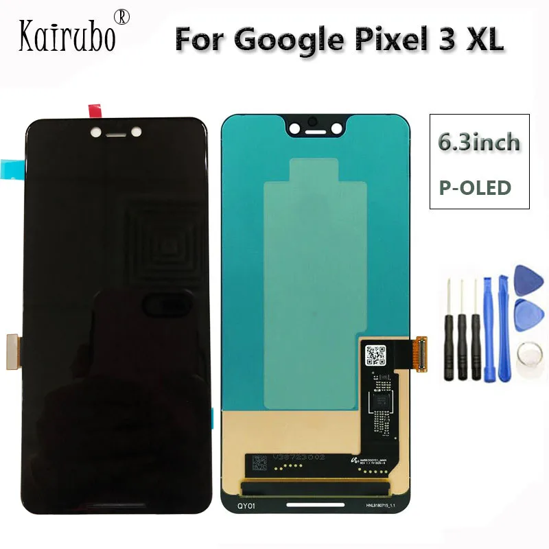 6.3" P-oled Lcd Display Screen Digitizer Assembly For Google Pixel 3 Xl ...