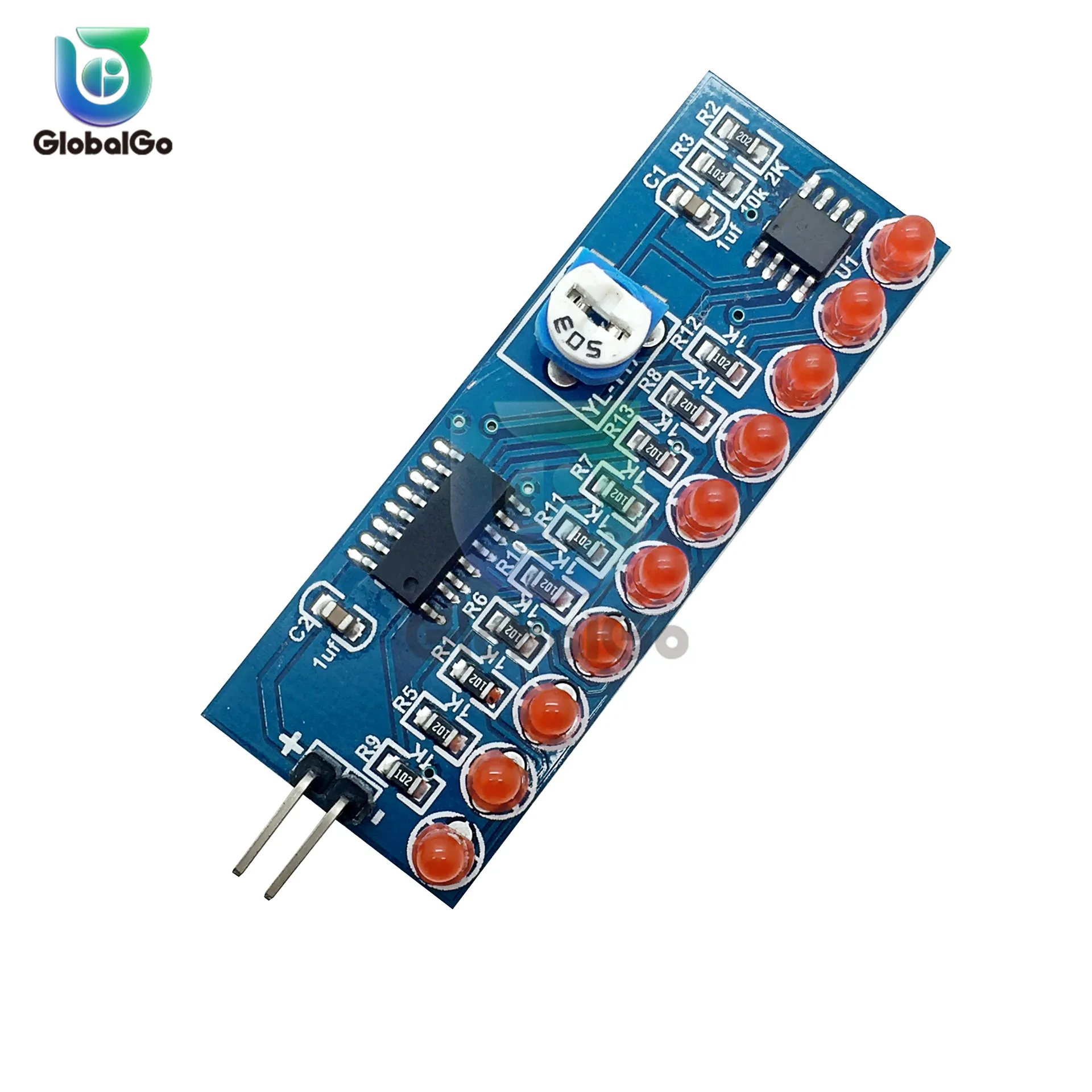 NE555 CD4017 NE555 Driver Water Powered Board Circuit Water Flowing ...
