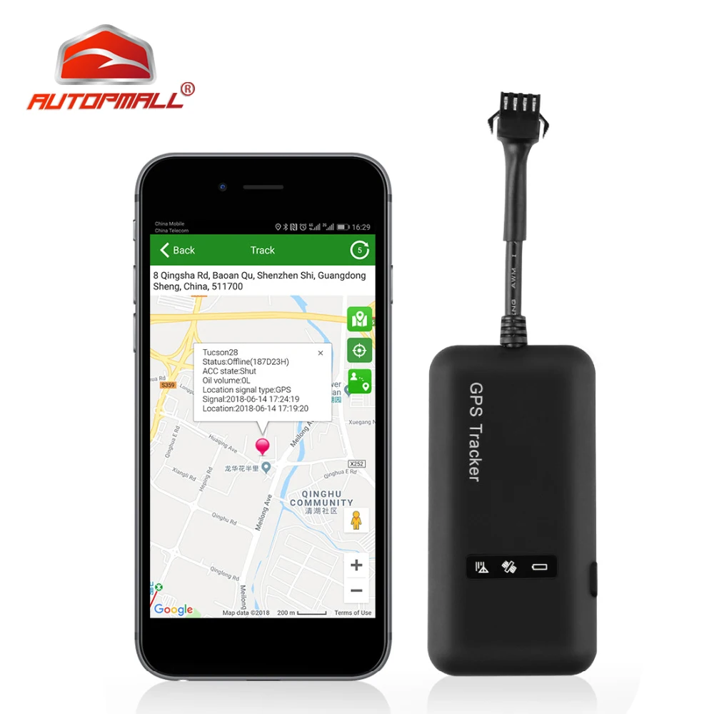 Mini Gps Car Tracker Gps Tk110 Locator Fuel Cutting Off Gt02a Gsm Gps ...