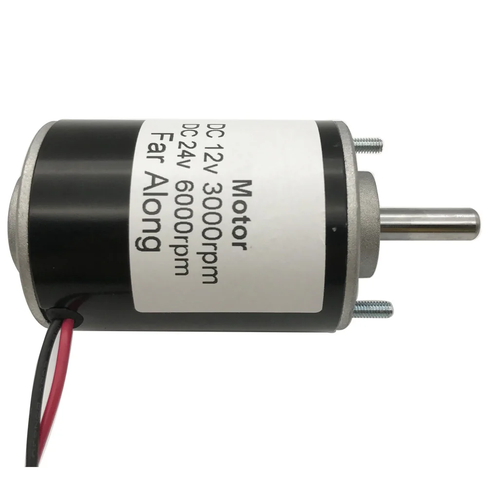 Mikro Állandó Mágnes Nagysebességű Dc Motorok 12V 3000Rpm 24 V 6000 ...