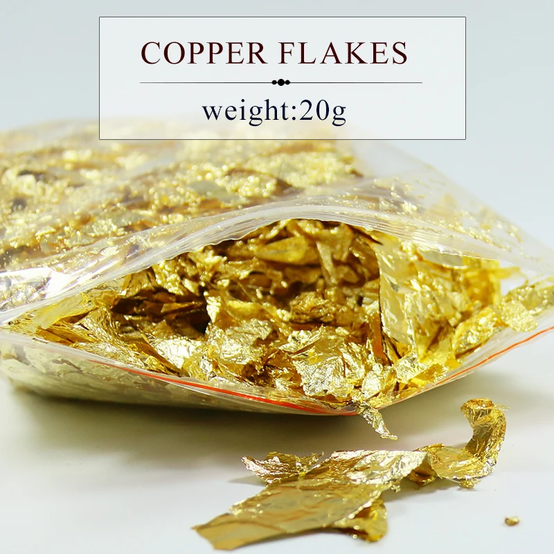 20g-Imitation-Gold-Sliver-Copper-Foil-Sequins-Glitters-Craft-Leaf-Flake ...