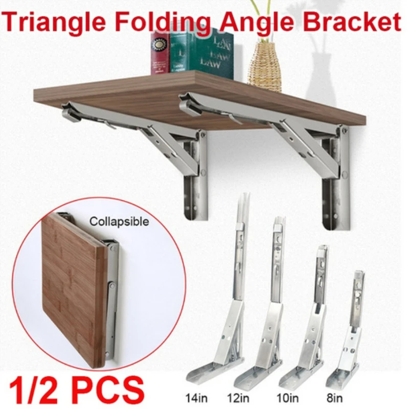 8-10-12-14Inch-Triangle-Folding-Angle-Bracket-Heavy-Support-Adjustable ...