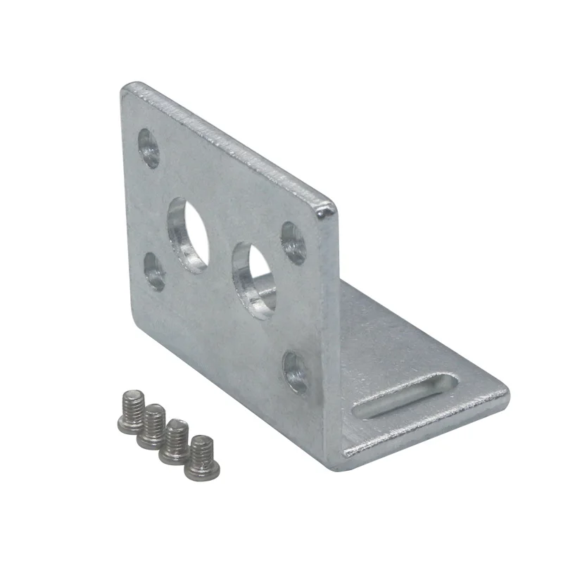 Motor Bracket L Shaped Mounting Metal base Holder for JGY370 worm gear ...