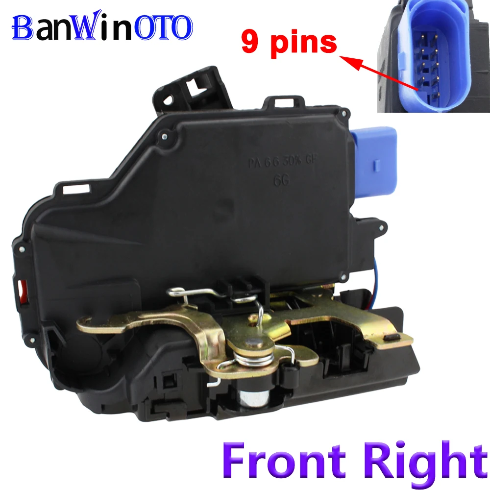 Right Front Door Lock Actuator Central Mechanism 3d1837016a For Vw ...