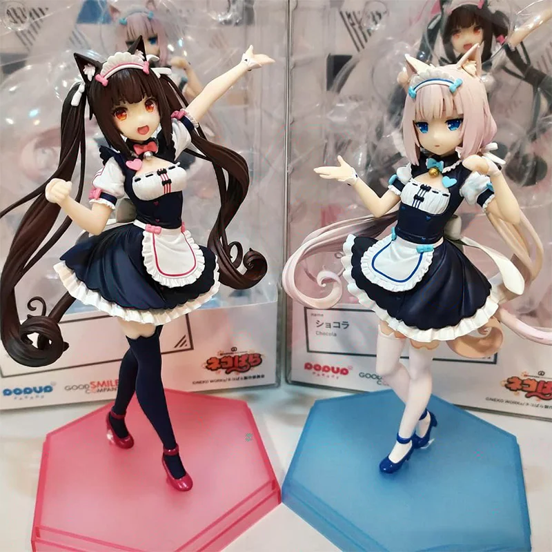 Anime Kawaii Action Figure Chocola & Vanilla Pvc Figurine Cute Model ...