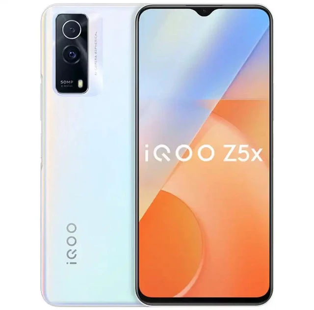 Original iQOO Z5x 5G Mobile Phone Dimensity 900 Octa Core 6.58″ 5000mAh 44W 120Hz 50MP Camera ...