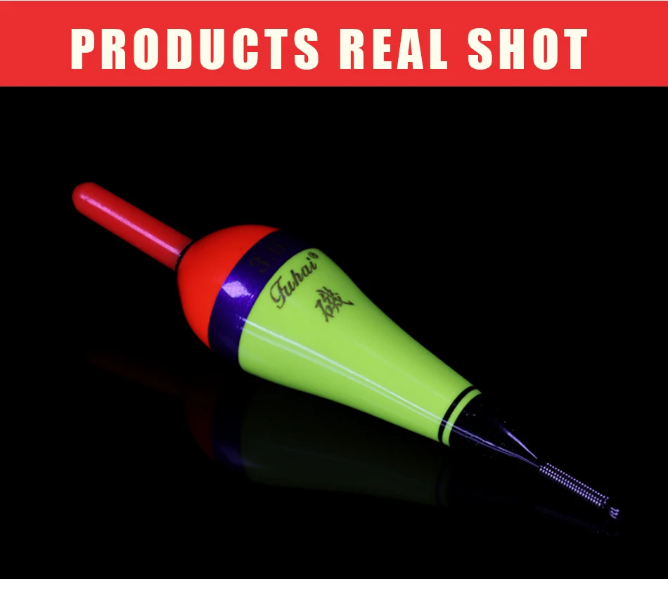 1 шт. поплавок для рок-рыбалки#1,5#2,0#3,0 светящийся светодиодный ...