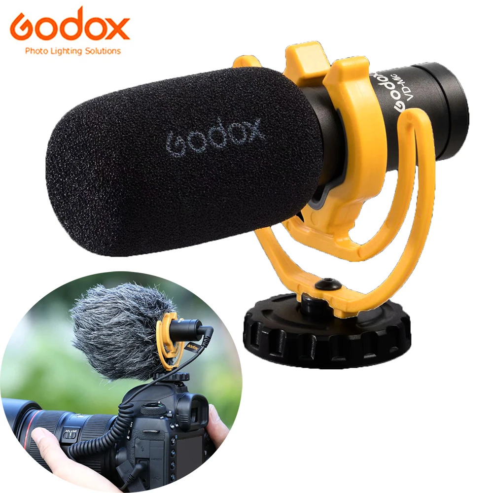 Godox-VD-Mic-DSLR-Shotgun-Microphone-Directional-Compact-Mic-High ...