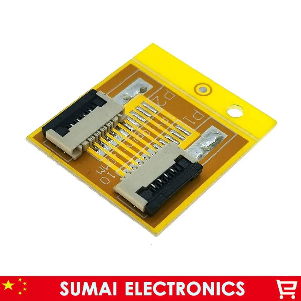 4 Pin 1.0mm FPC FFC PCB connector socket adapter board,4P flat cable ...