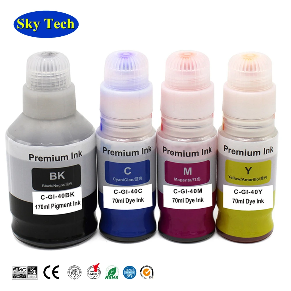 Sky-Quality-Compatible-Refill-Ink-GI40-GI-40-bottle-ink-For-Canon-pixma ...