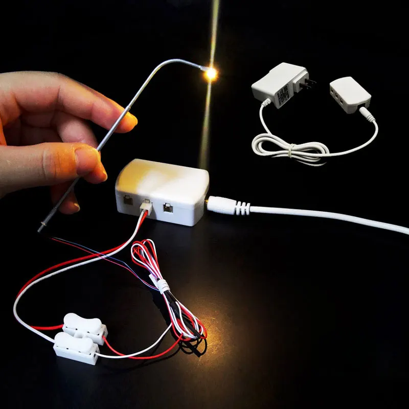 3V-12V-Port-Power-Kit-HO-Scale-LED-Light-6-Outputs-Lighting-System ...