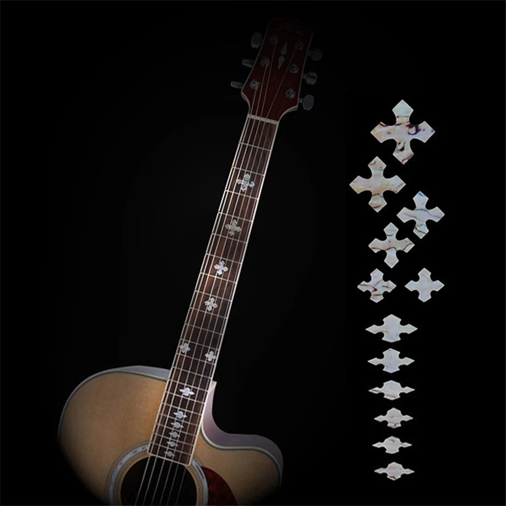Acoustic Electric Guitar Bass Inlay Sticker Fretboard Marker Fret Decal ...