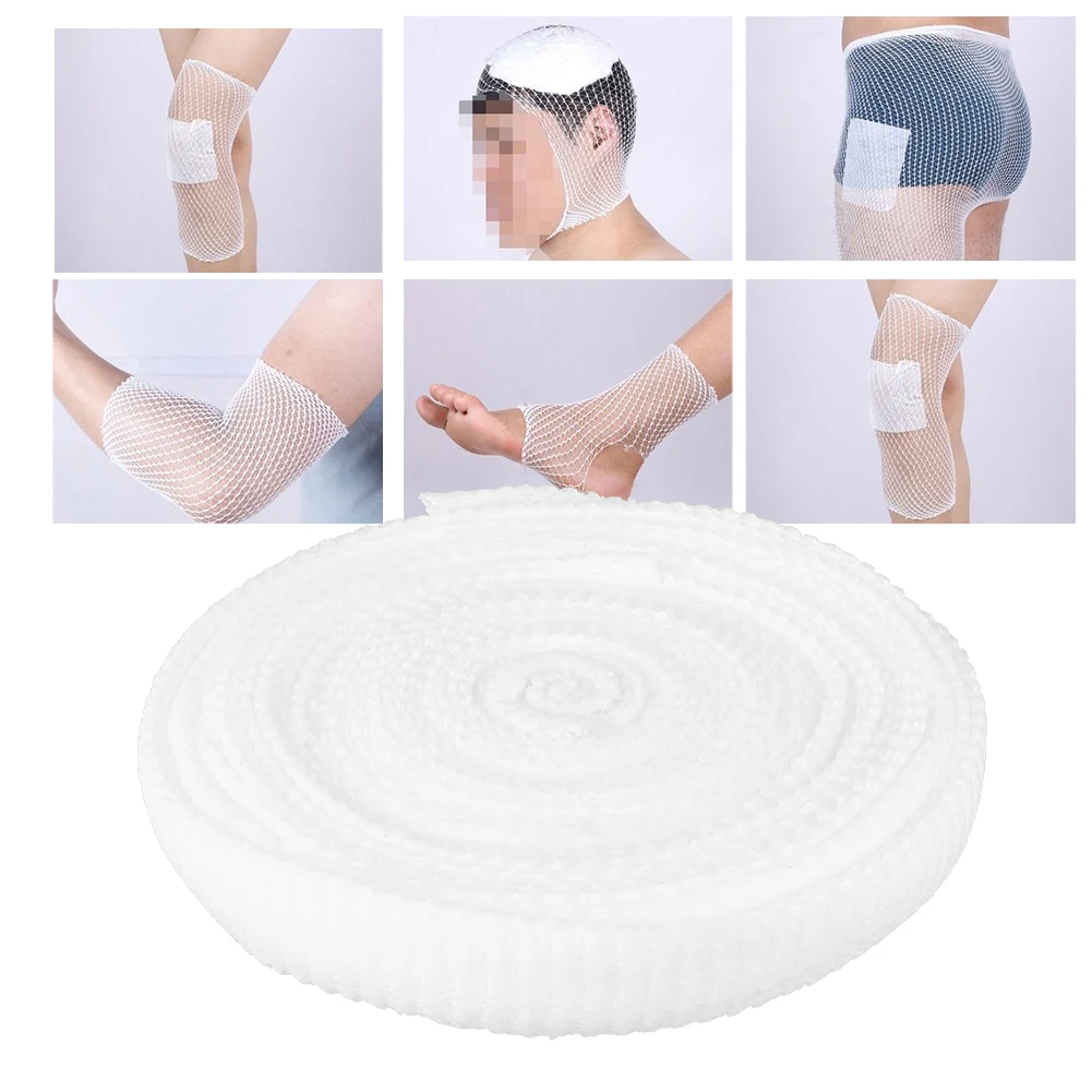 10M/Roll Elastic Net Wound Dressing Bandage Stretchable Medical Nursing ...