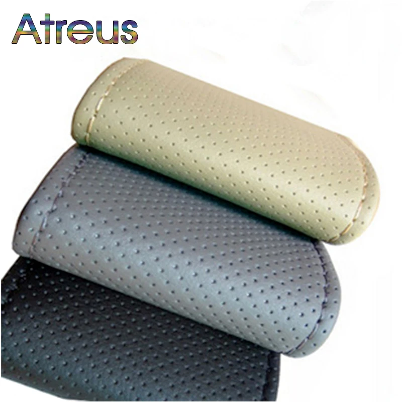 1Set Car steering wheel cover Leather Hand stitching For Kia Rio 4 3 ...