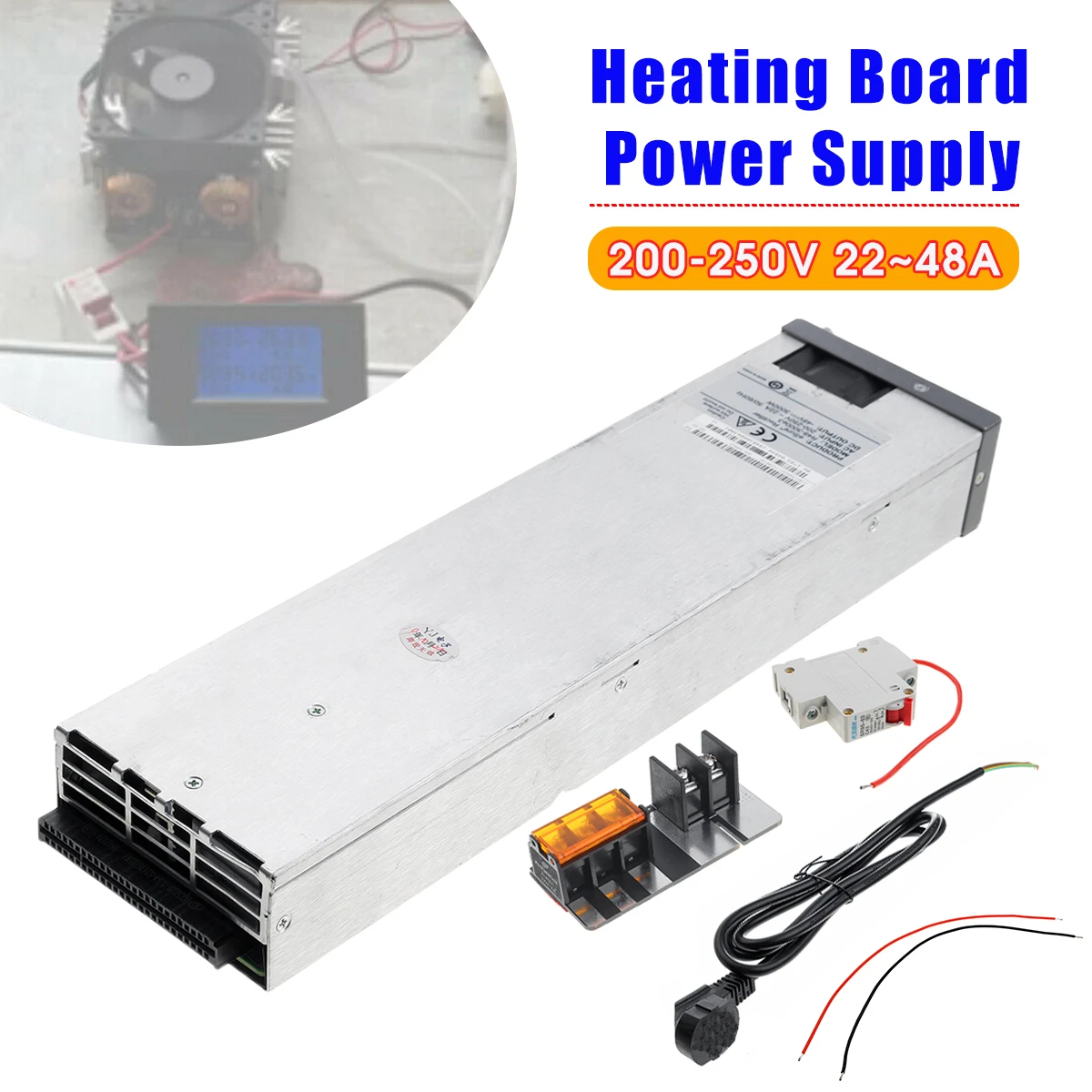 1800W/2500W ZVS Induction Heater Induction Heating Machine PCB Board Module Flyback Driver ...