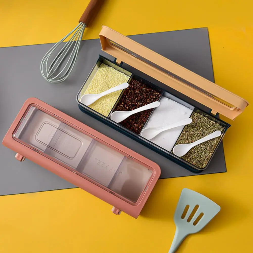 Seasoning Box Convenient Safe Dust proof Large Capacity Seasoning Box ...