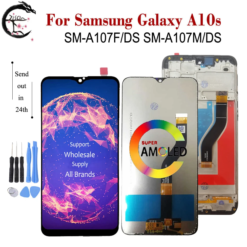 6.2" For Samsung Galaxy A10S LCD With Frame A107 Screen Display A107M ...