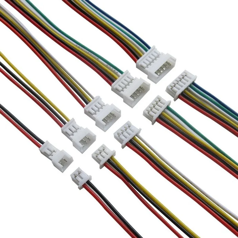 Conector de Cable JST 1,25 macho y hembra, Pitch 1,25mm, 2P, 3P, 4P, 5P, 6P, JST, Terminal de ...