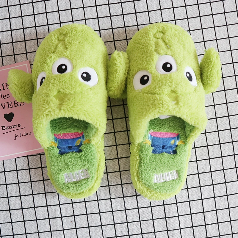 Cartoon Slippers duck Adult Women Stich Anti-Slip Indoor Home Slippers ...