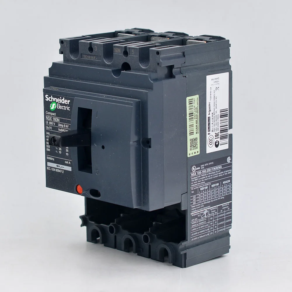 Compact NSX100/160/250 Breaker Body NSX160N (50kA ) LV430406 NSX160N 50 ...