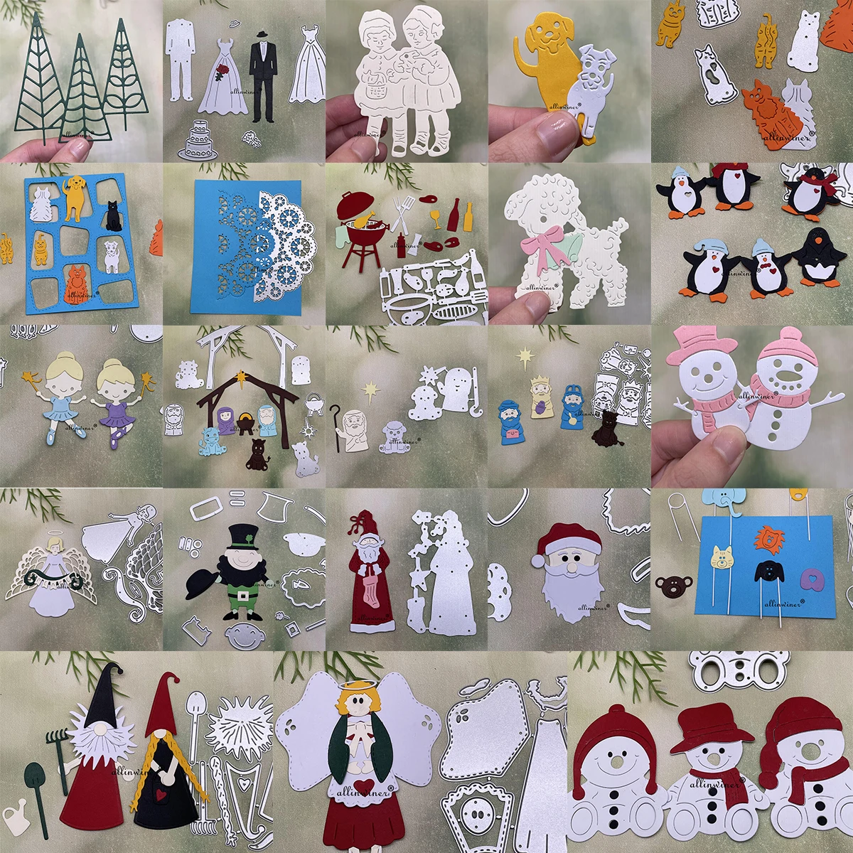 Metal Cutting Dies Diy Scrapbooking Die Cut | Characters Die Cut ...