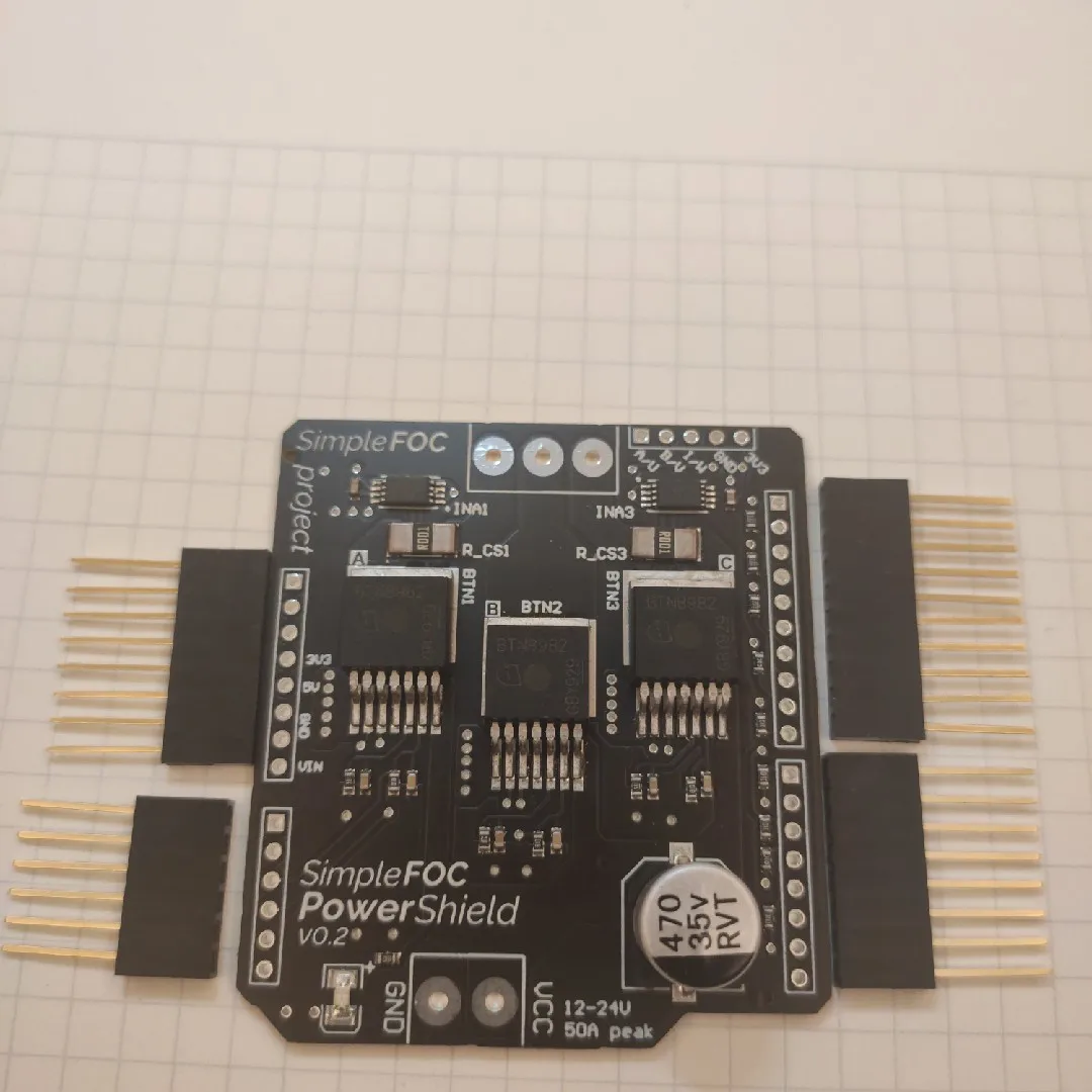 Simplefoc Powershield Brushless Motor Drive Board High Current PTZ 4008 ...