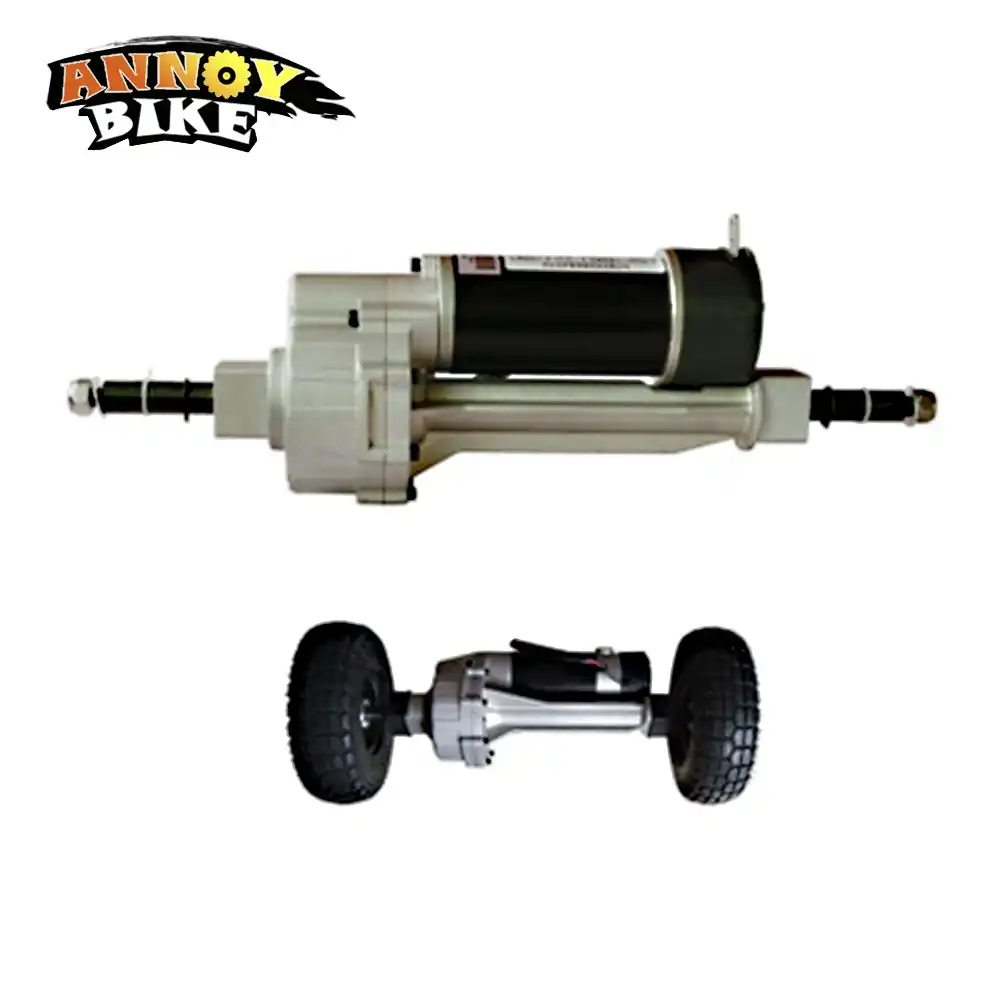 Electric Bicycle Rear axle gear with wheel ducer brush motor ...
