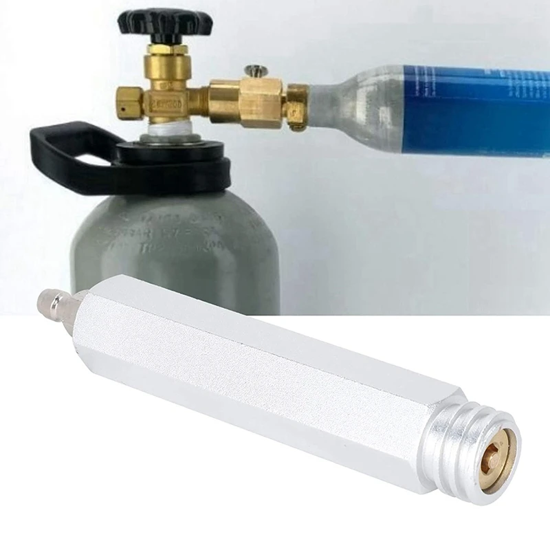 CO2 Cylinder Refill Adapter Connector 8mm Male Quick Plug TR21-4 Male ...