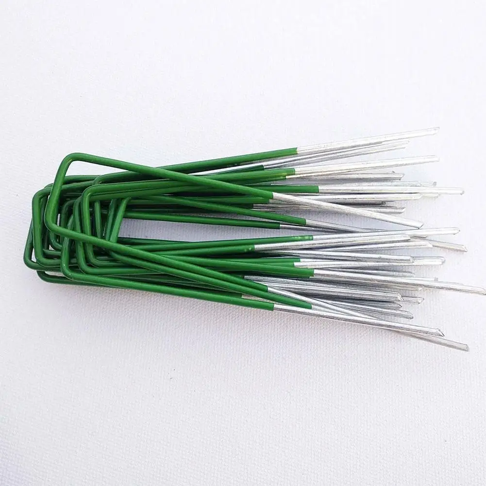 Clous de fixation en forme de U - MARQUE - 50pcs - Acier galvanisé ...