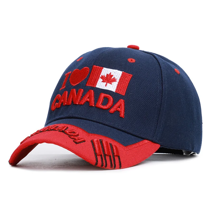 Canada Flag Men fishing Baseball Cap Of Embroidered Canada Hat Mens ...