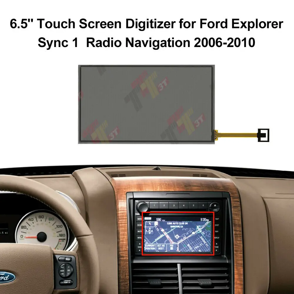 Dashboard Lcd Screen Digitizer for Ford Sync 1 LTA065B1D1F Radio ...