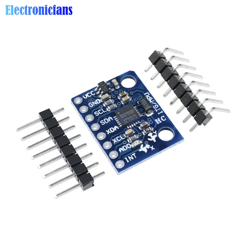 1set Iic I2c Gy-521 Mpu-6050 Mpu6050 3 Axis Analog Gyroscope Sensors ...