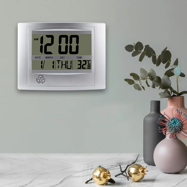 Digital Battery Wall Clock
