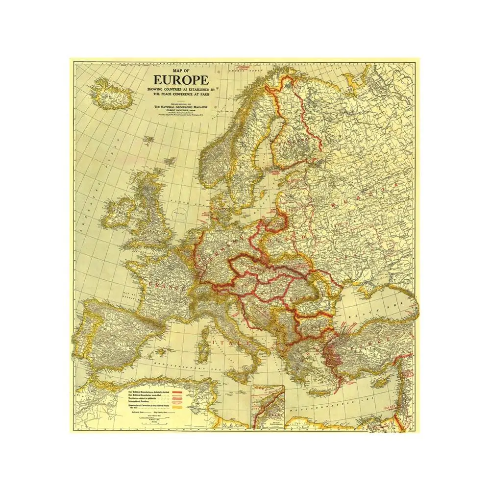 Paint Maps Europe