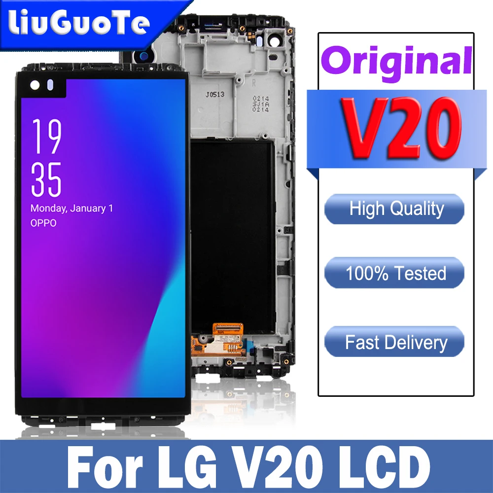 5.7" For LG V20 LCD Display VS995 VS996 LS997 H910 LCD Touch Screen ...