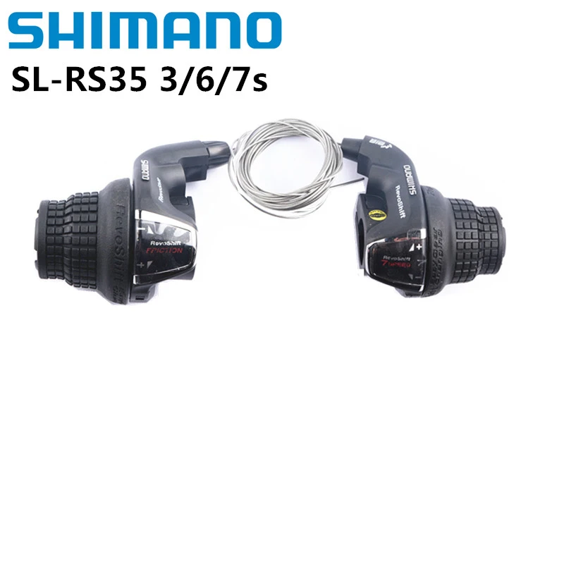 Shimano Tourney SL RS36 RS35 RS25 Revoshift 자전거 트위스트 시프터 레버 3/6/7 속도 ...