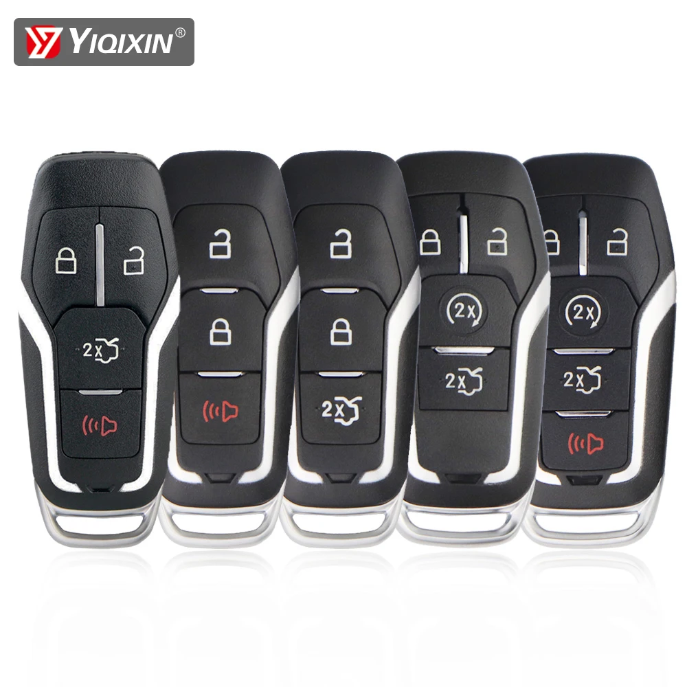 YIQIXIN 3/4/5 Buttons Remote Car Key Case Shell For Ford Focus Edge S ...