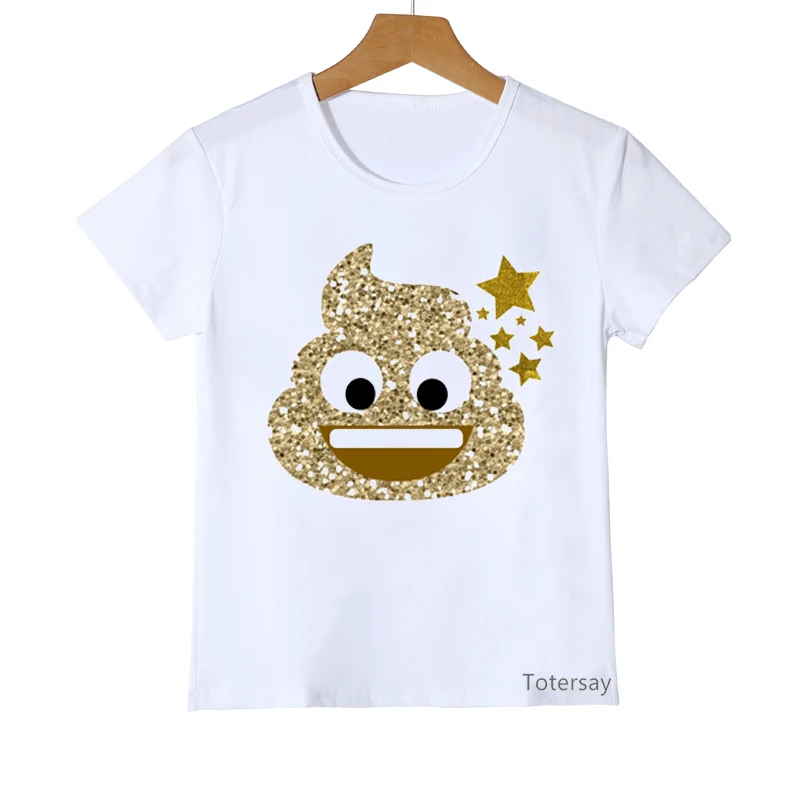 funny rainbow Unicorn poop print tshirt girls boys funny unisex kids ...