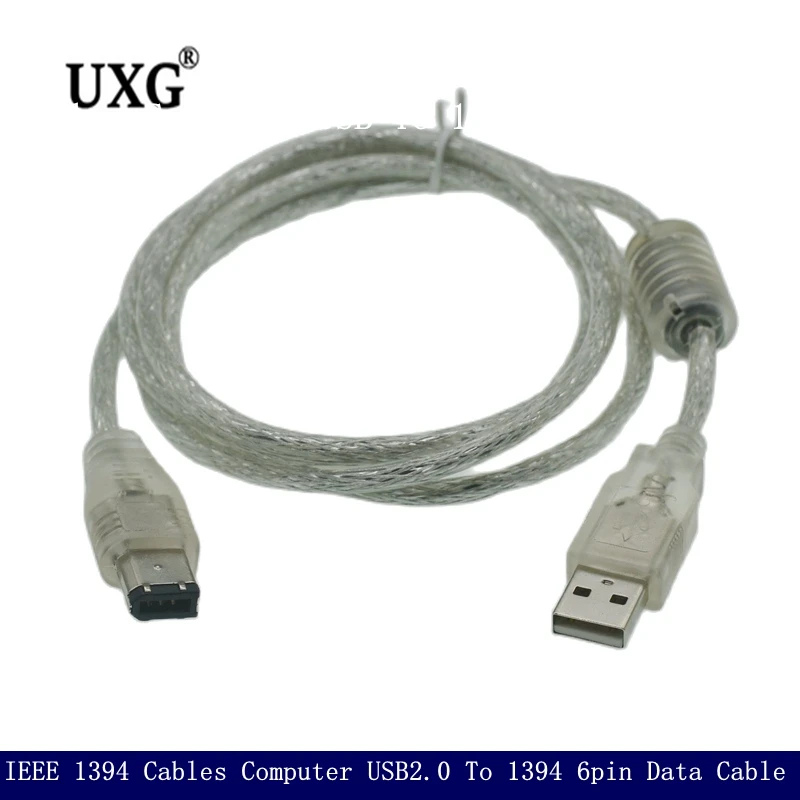 IEEE-1394-Cables-Computer-USB-To-1394-6pin-Data-Cable-Digital-Camera ...