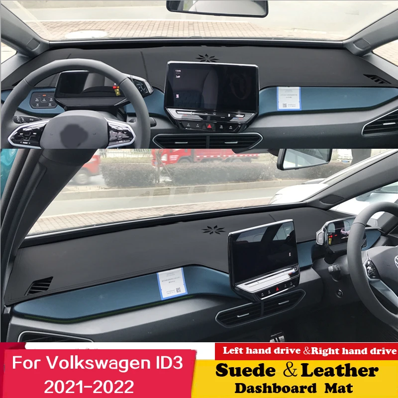For Volkswagen Id.3 Id3 2021 2022 Vw Leather Dashmat Dashboard Cover ...